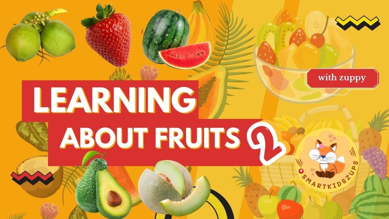 Learn fruit names in English for Kids vocabulary with English ...