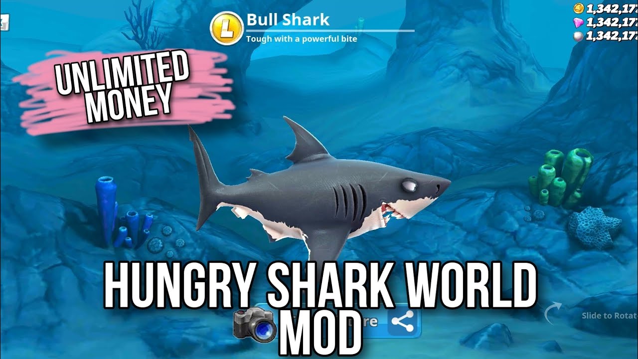 HUNGRY SHARK WORLD UNLIMITED MONEY AND DIAMOND - YouTube