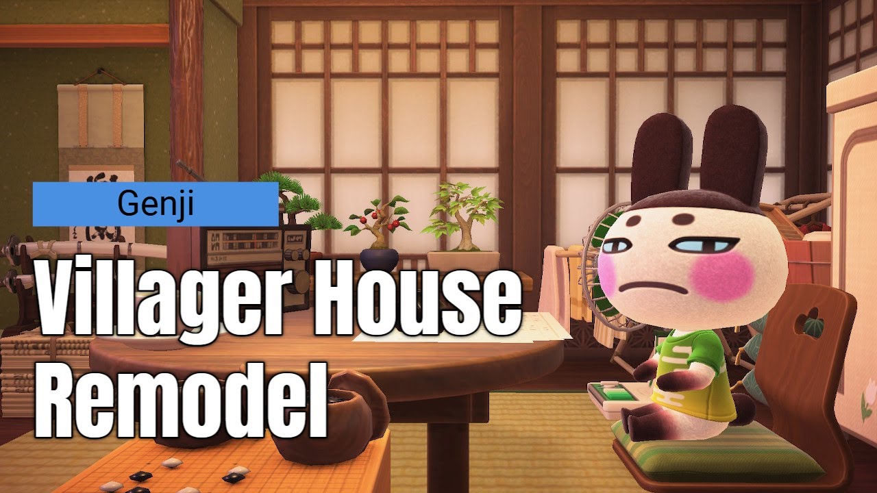 Genji's House Remodel | Animal Crossing: New Horizons - YouTube