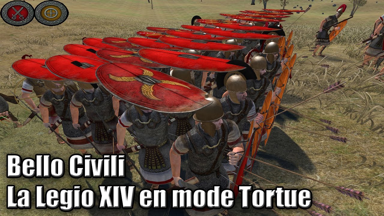 Bello Civili - Legio XIV, en formation Tortue ! - YouTube