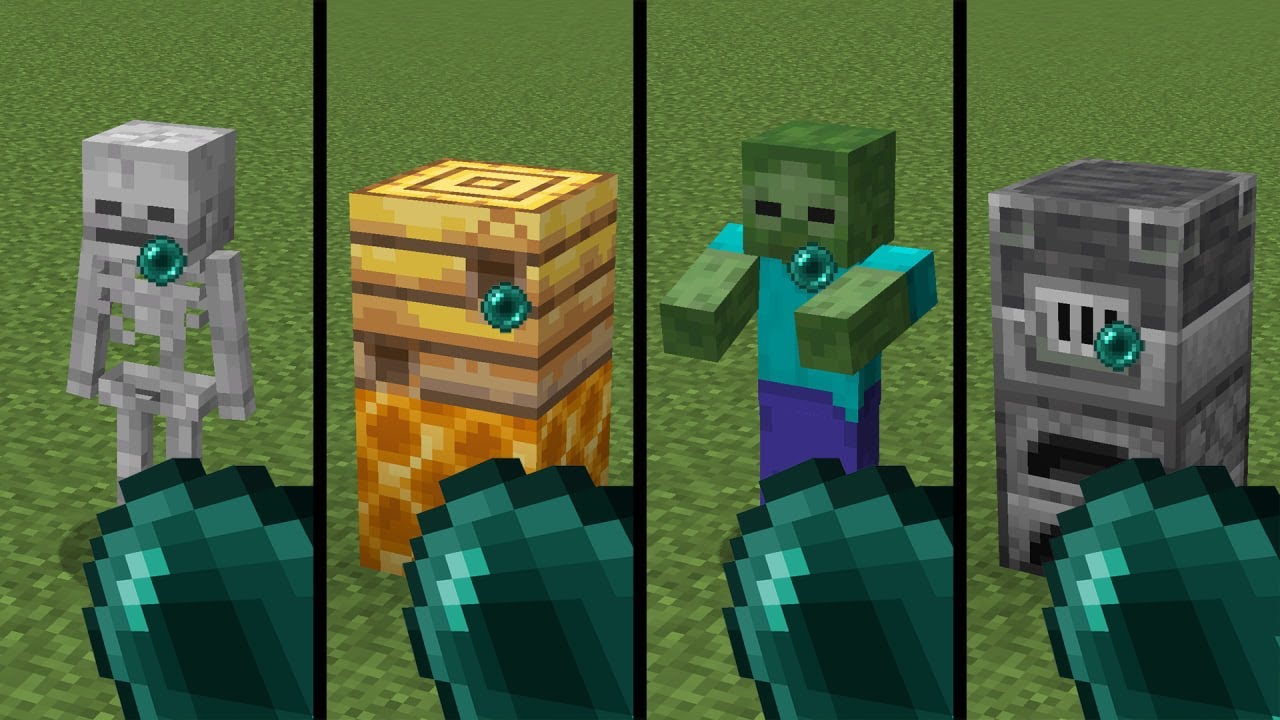 what's inside mobs and blocks - BIG compilation - YouTube