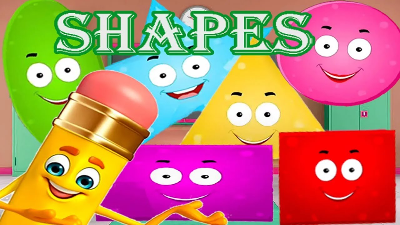 Shapes Kids & Nursery Rhymes Sing Along Song Animated - YouTube