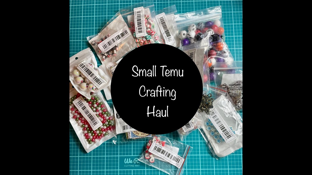 Small Temu Crafting Haul - YouTube
