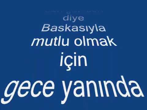 Fon müzik ile Şiir '' Gece Mum Aksam Karanlık''