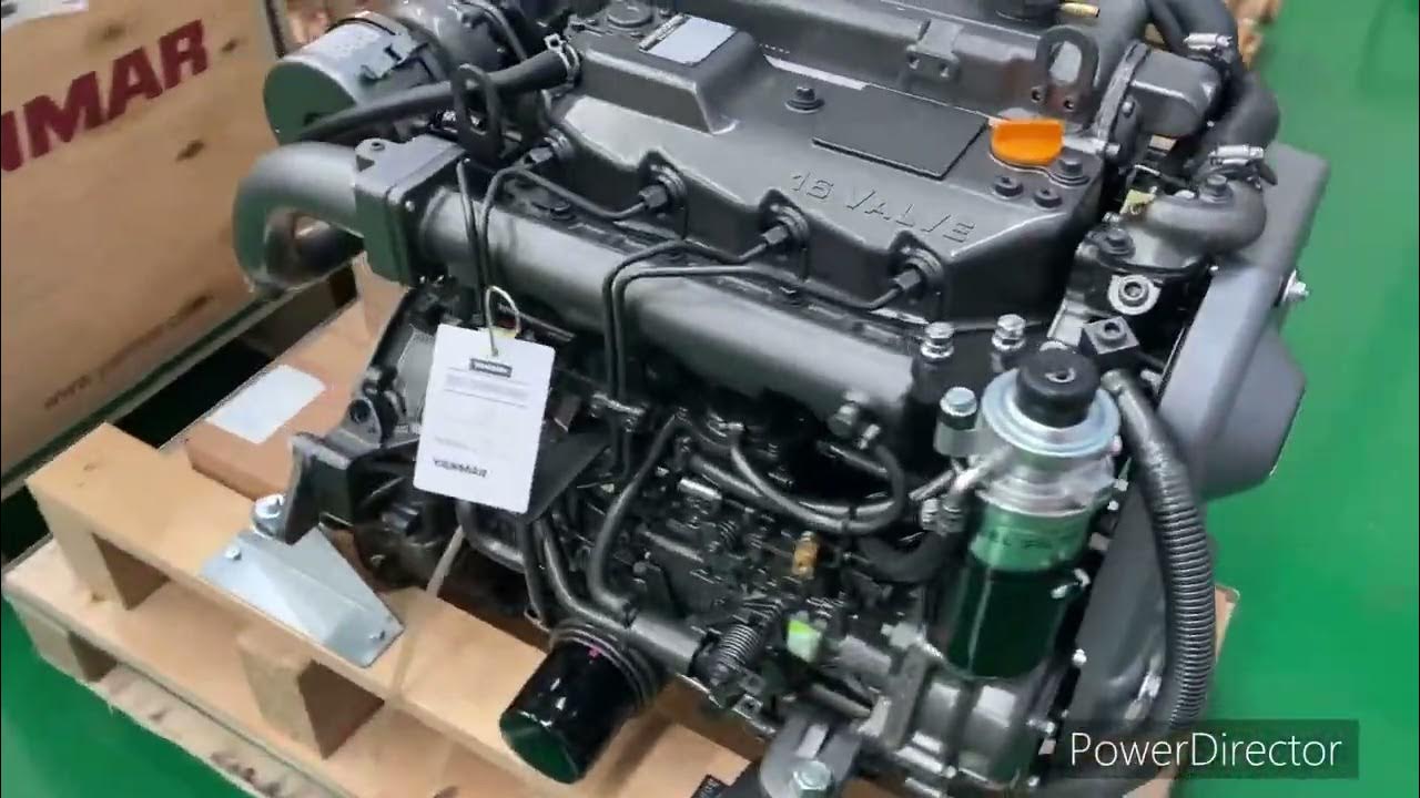 YANMAR 4JH4-TE YAGHT ENGINE - YouTube