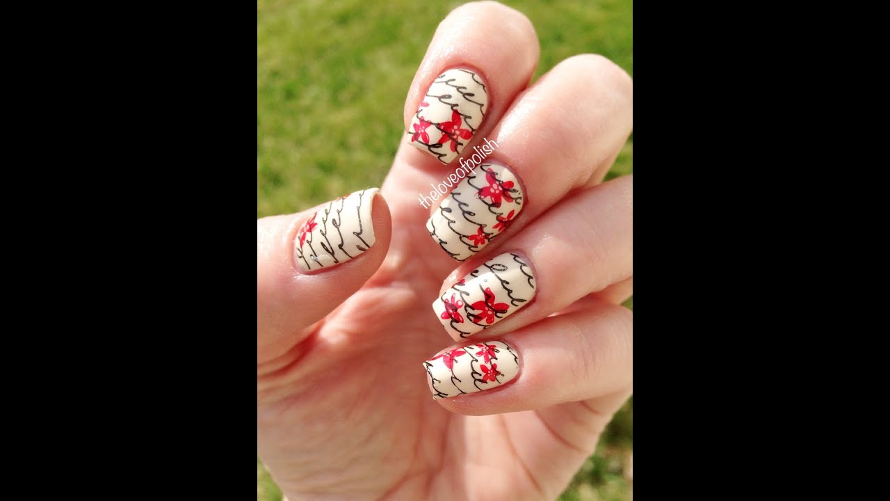 Script Nails - YouTube