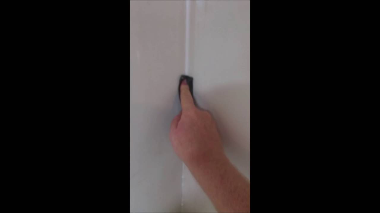 How to Caulk Corners & Chair Rails-Caulk Finger 3 - YouTube