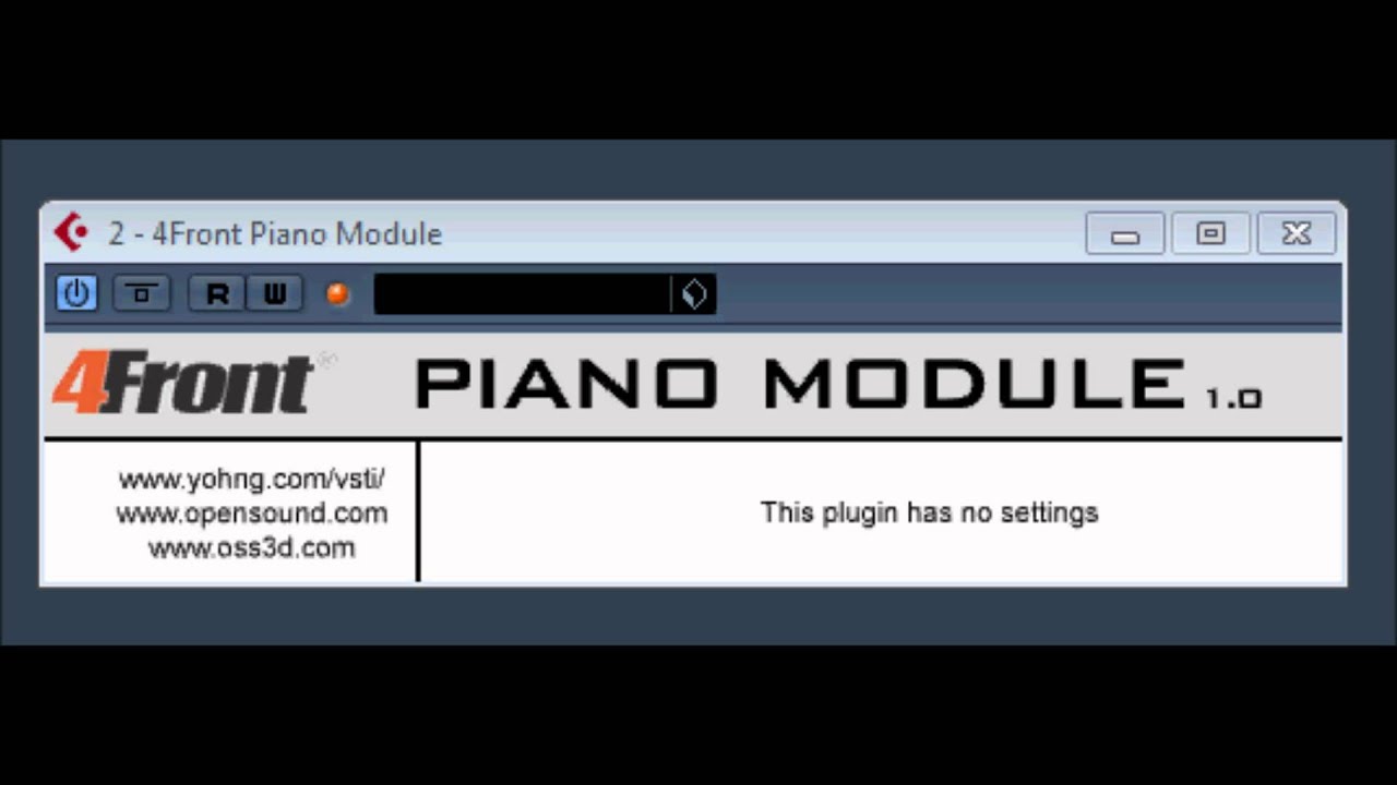 4Front Piano Module 1 0 by Yohng / 4 front Technologies - YouTube