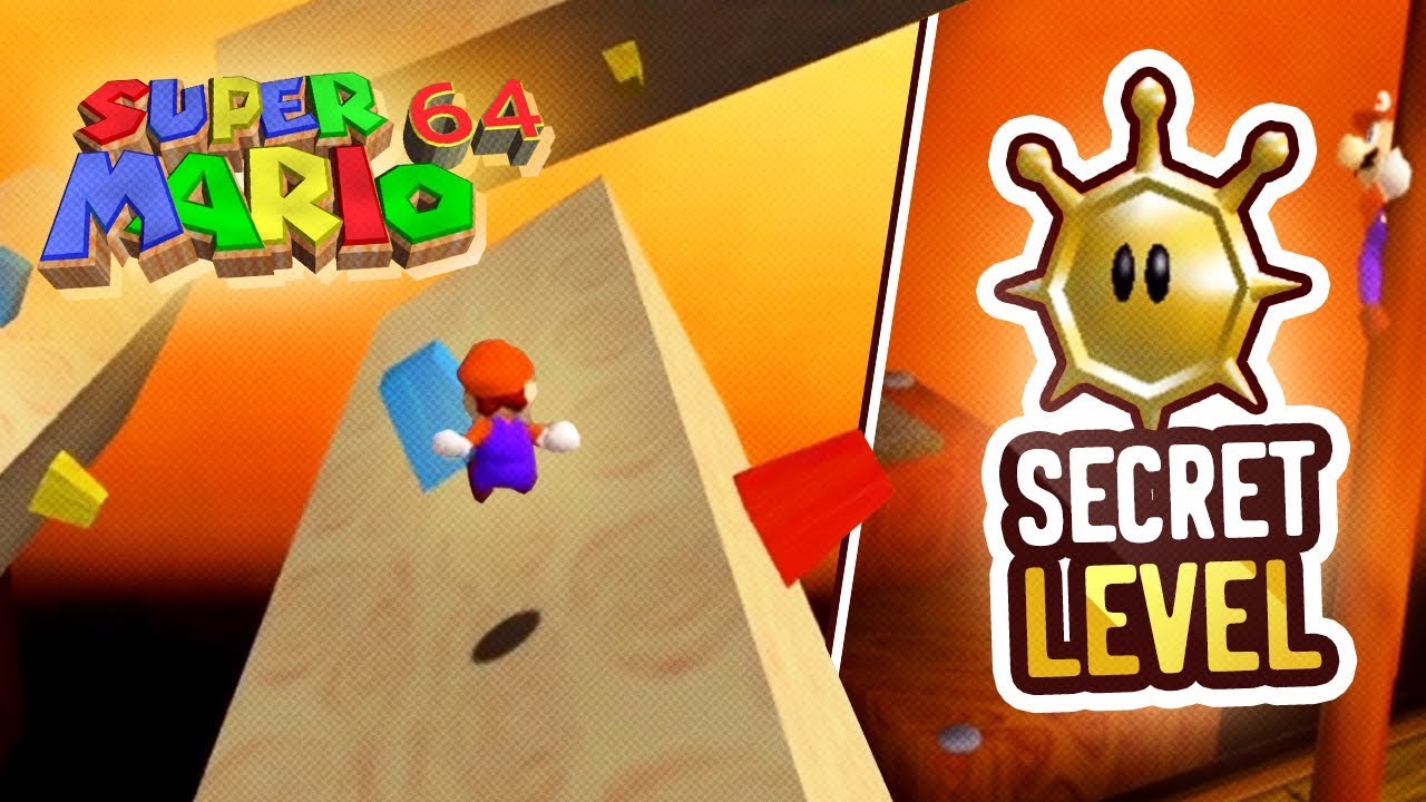 GIANT Super Mario Sunshine Secret Level in SM64 - YouTube