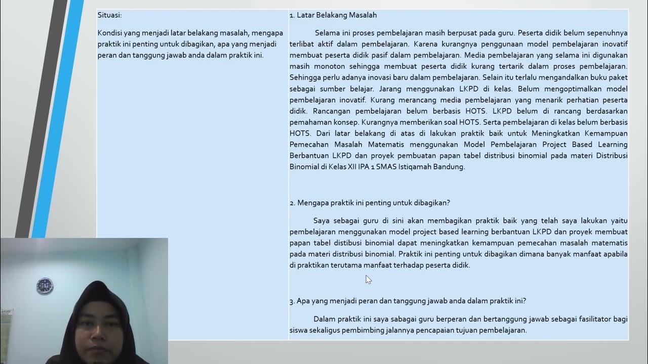 Best Practice (Ida Widianingsih) PPG Dalam Jabatan Kategori 1 Gel. 2 Tahun 2022 UMN AL WASHLIYAH ...