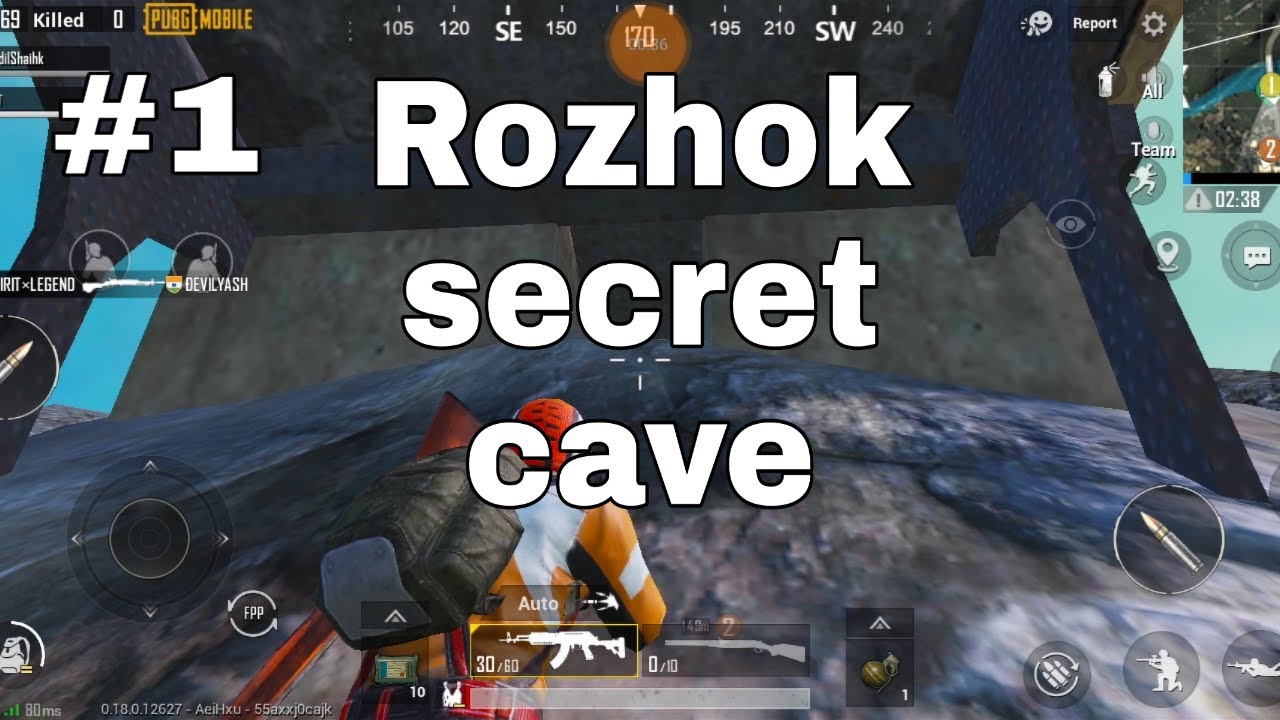 Rozhok secret cave ||PUBG MOBILE|| ||Game Tech|| #1 - YouTube
