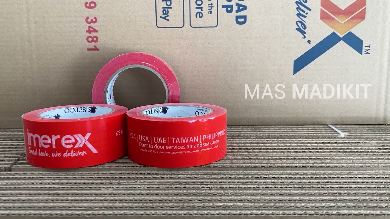Introducing The New Packaging Tape iMerex - YouTube