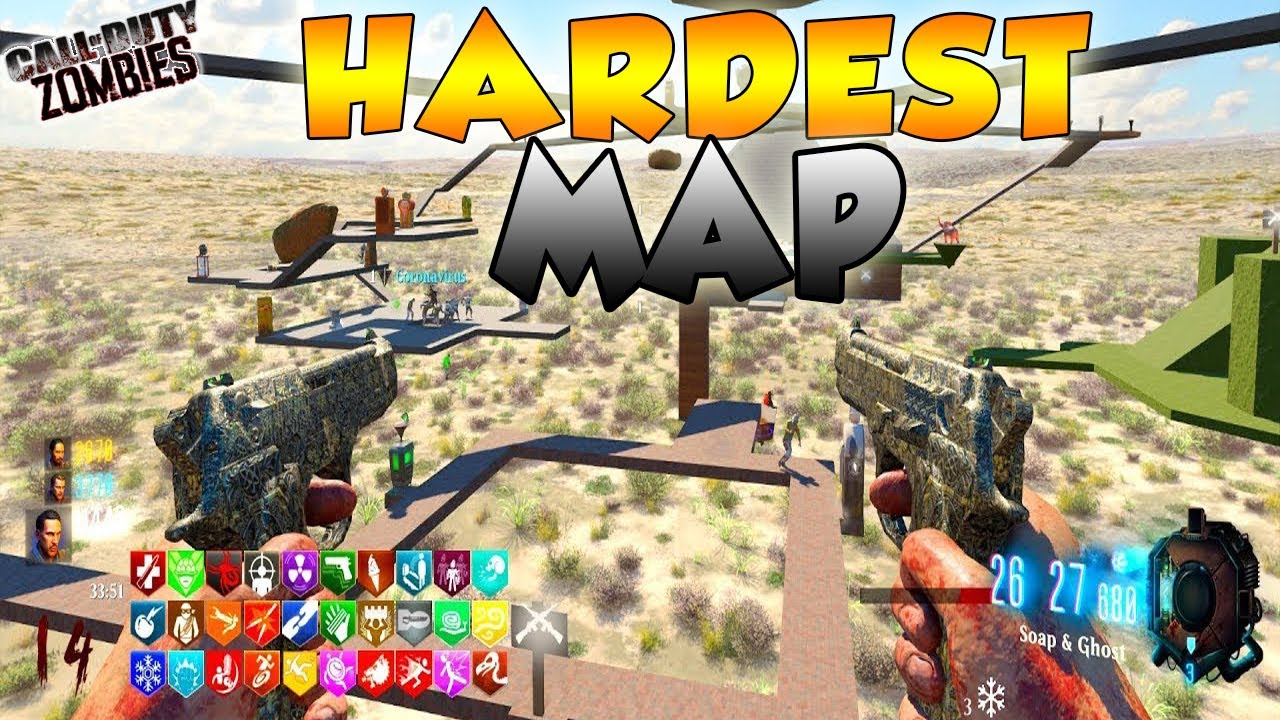 COMPLETING THE HARDEST ZOMBIES MAP EVER SOLO! "Soul Quarters Challenge ...