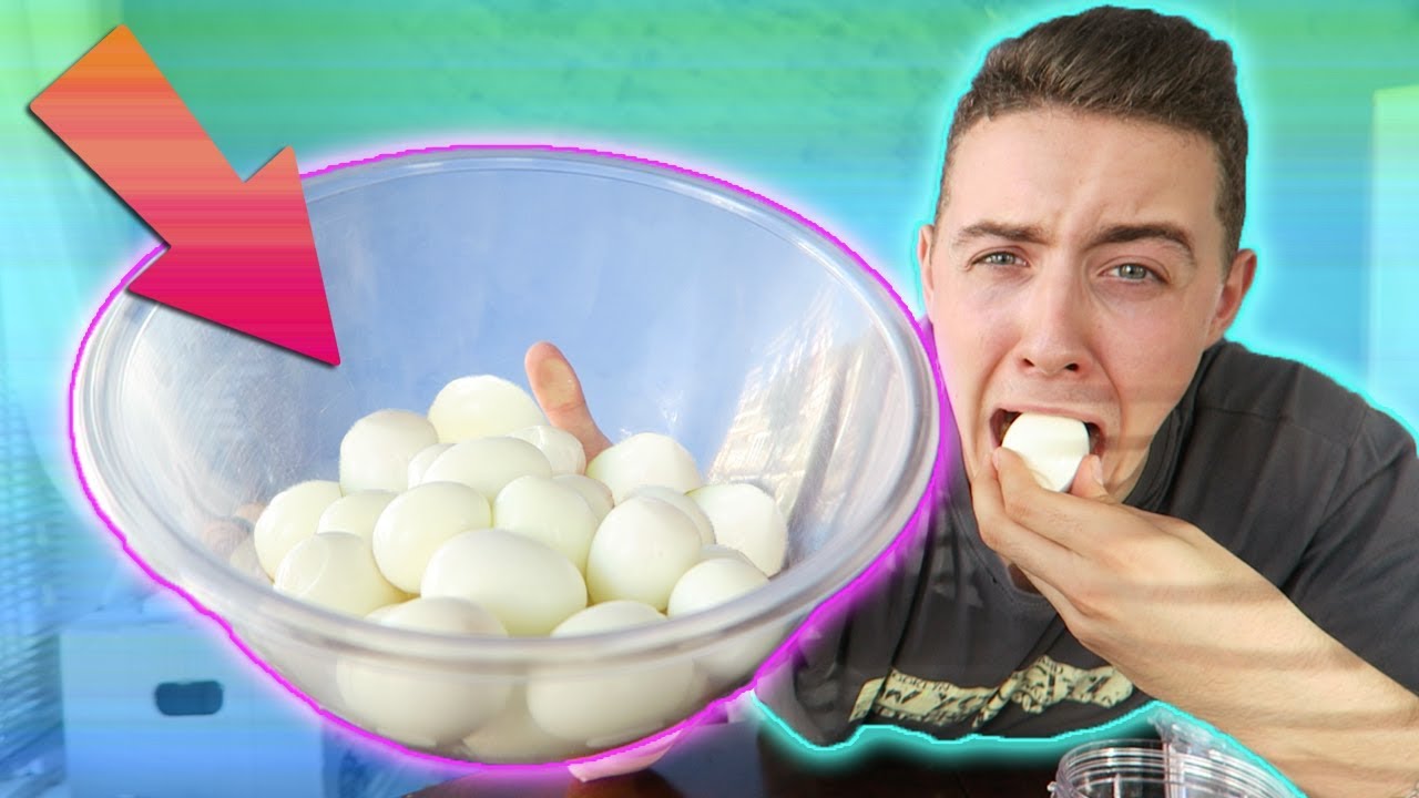 Insane Egg Eating Challenge Vomit Alert Youtube