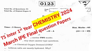 Telangana Ts Inter 1st Year Physics 2024 March Previous Year Question Paper Telangana Ipe Taj S ...