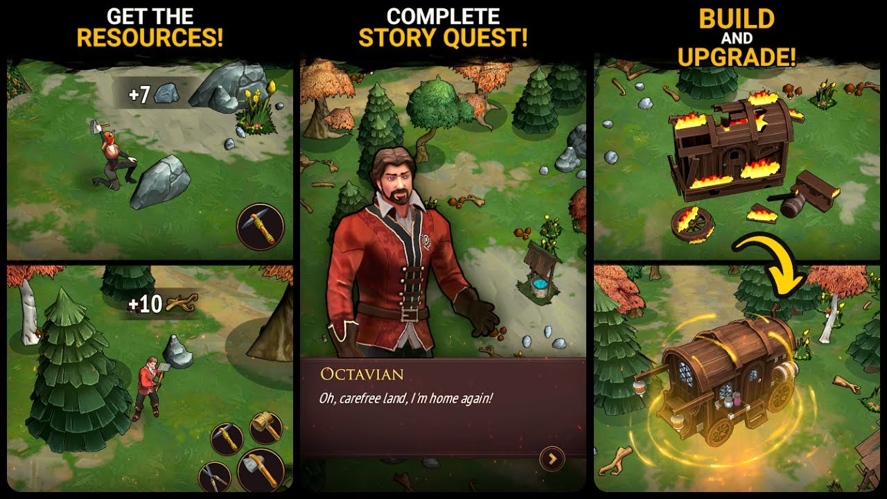 Kingdom Survival: Fantasy game Mobile Video Gameplay Android - YouTube