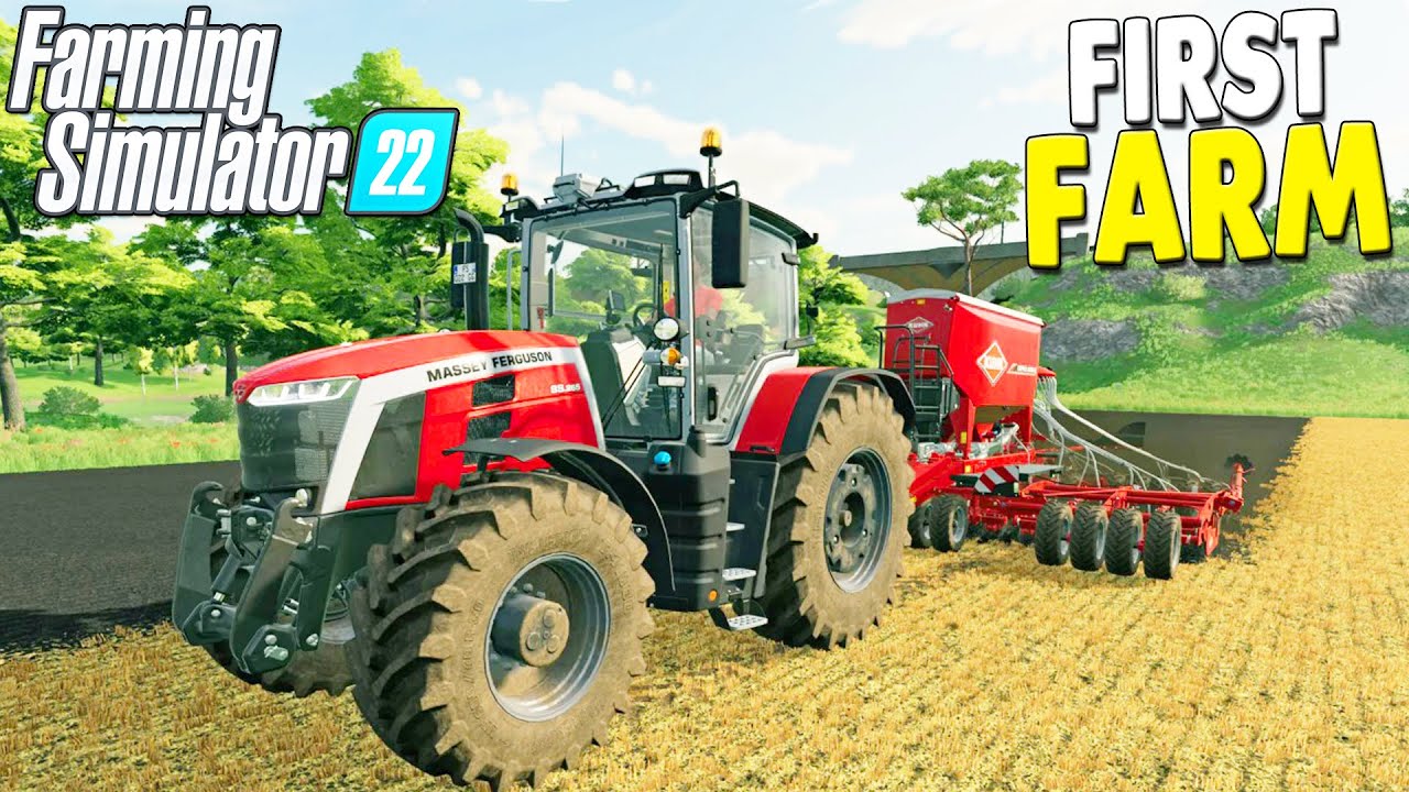 FIRST FARM - FARMING SIMULATOR 22 - Ultimate Farming Realism FIRST LOOK ...