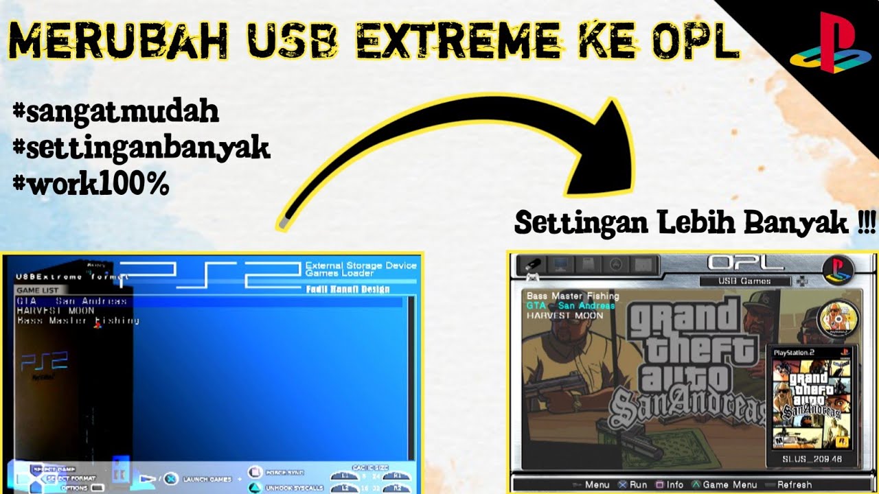 Cara Merubah USB Extreme Ke OPL (Open PS2 Loader) Sangat Mudah ...
