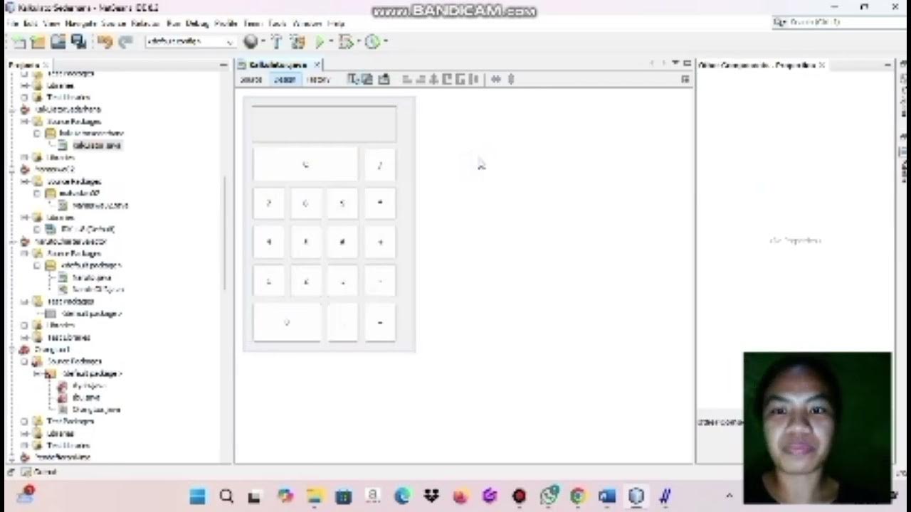 Membuat Kalkulator Sederhana menggunakan aplikasi netbeans Java swing - YouTube