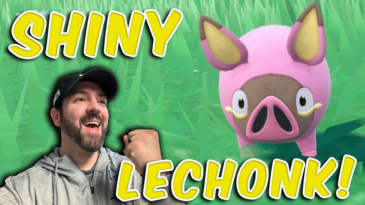 My First *NEW* Gen 9 Shiny! Shiny Lechonk! // Pokémon Scarlet - YouTube