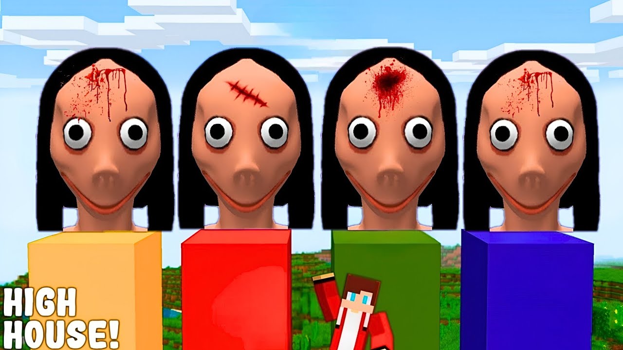 I FOUND SCARY MOMO GIRLS IN MINECRAFT | MINECRAFT HORROR | - YouTube