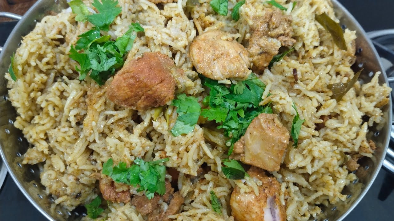 🥥 Milk Chicken Pulao, Chicken Pulao, Andhra style chicken pulao ...