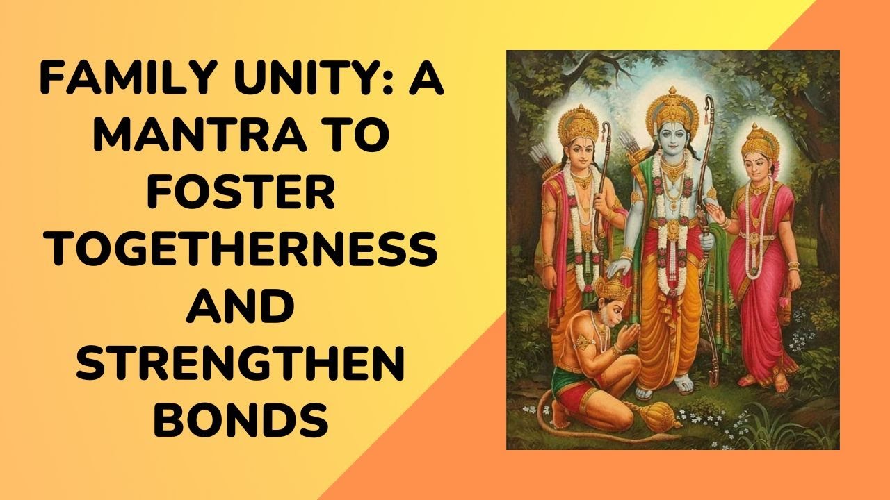 Family Unity: A Mantra to Foster Togetherness and Strengthen Bonds ...