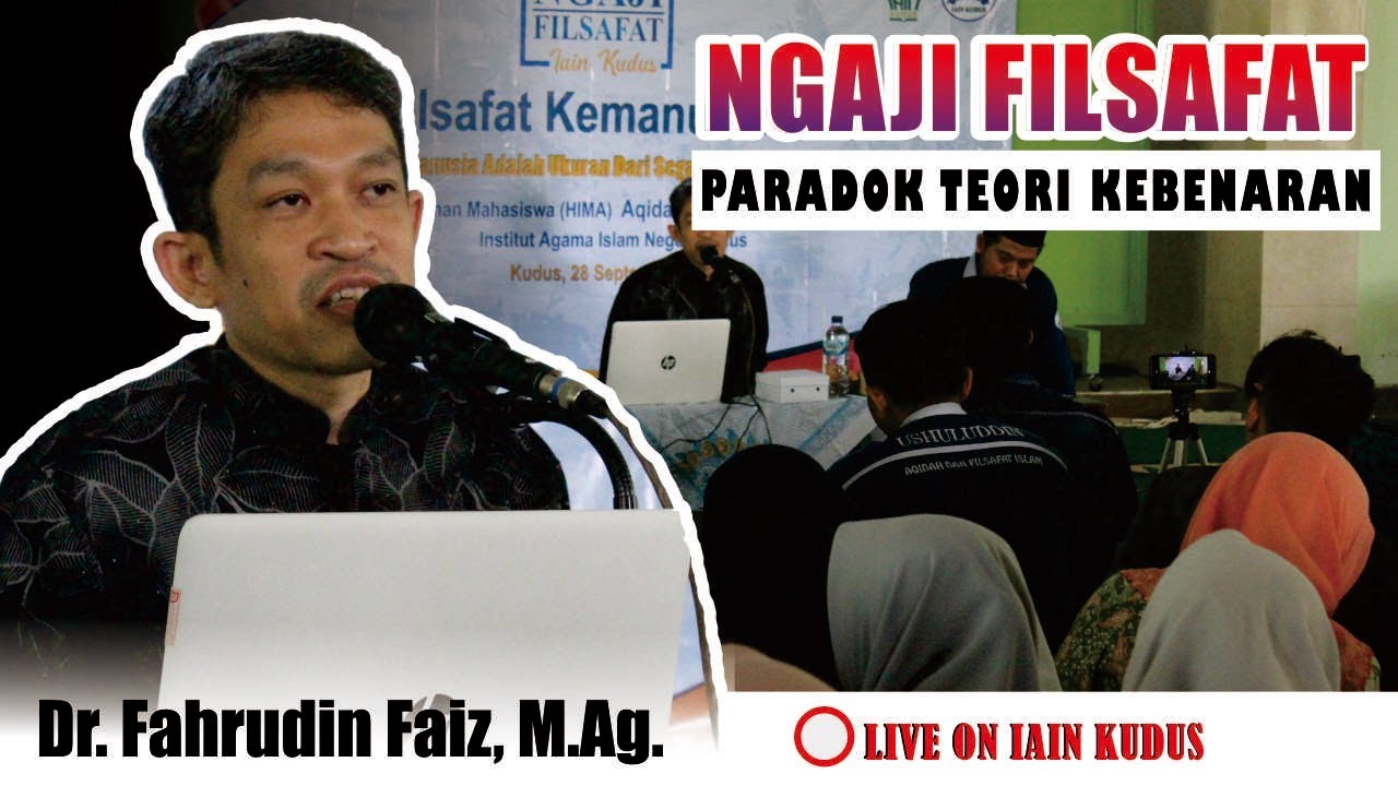 Ngaji Filsafat Fahrudin Faiz Teori Kebenaran - YouTube