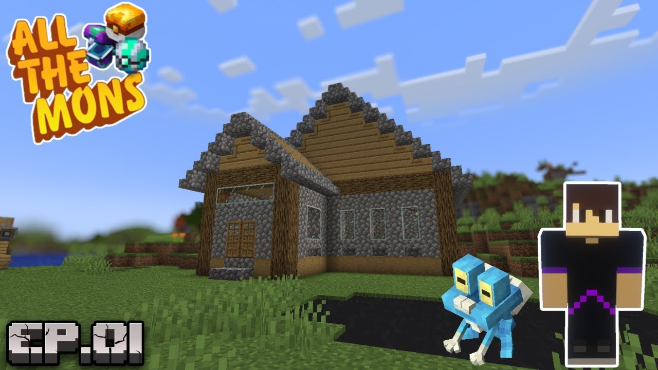 Primeira Vez Jogando ALL THE MONS | Novo Modpack Pokémon no Minecraft ...