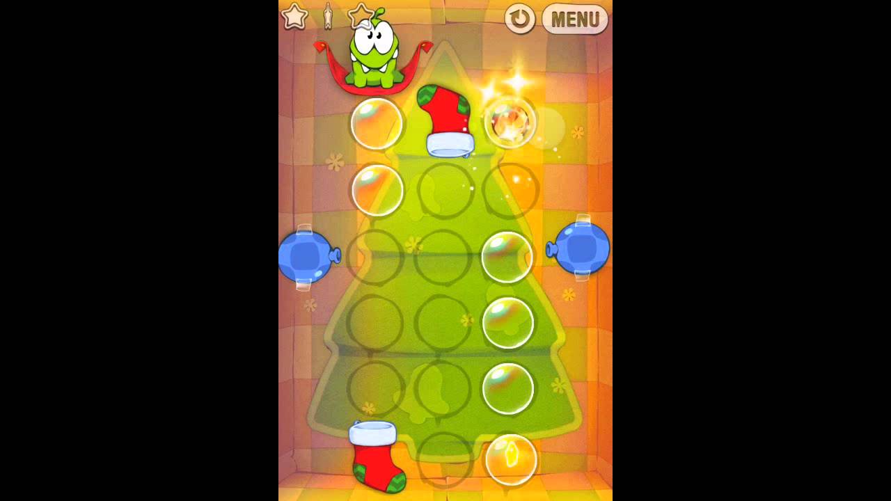 Cut The Rope: Holiday Gift Box All Levels Walktrought (3 Stars) - YouTube