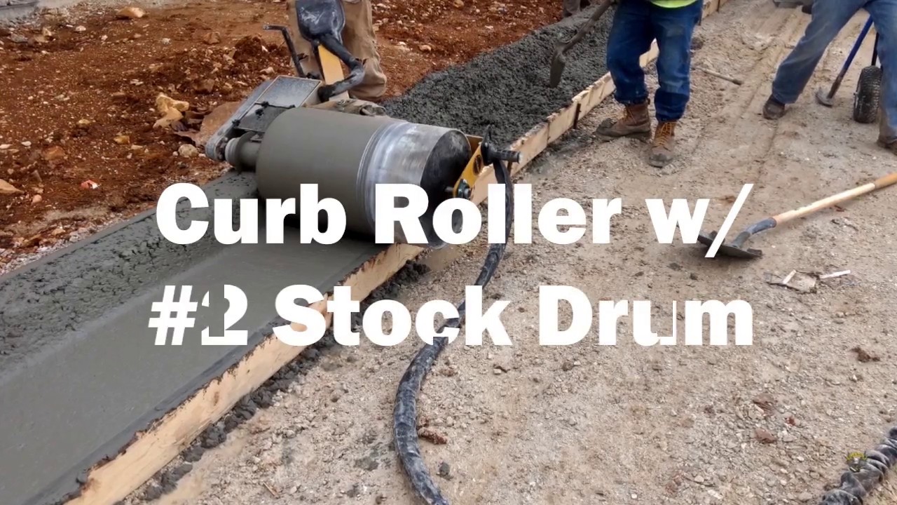 Curb Roller with #2 Drum - YouTube