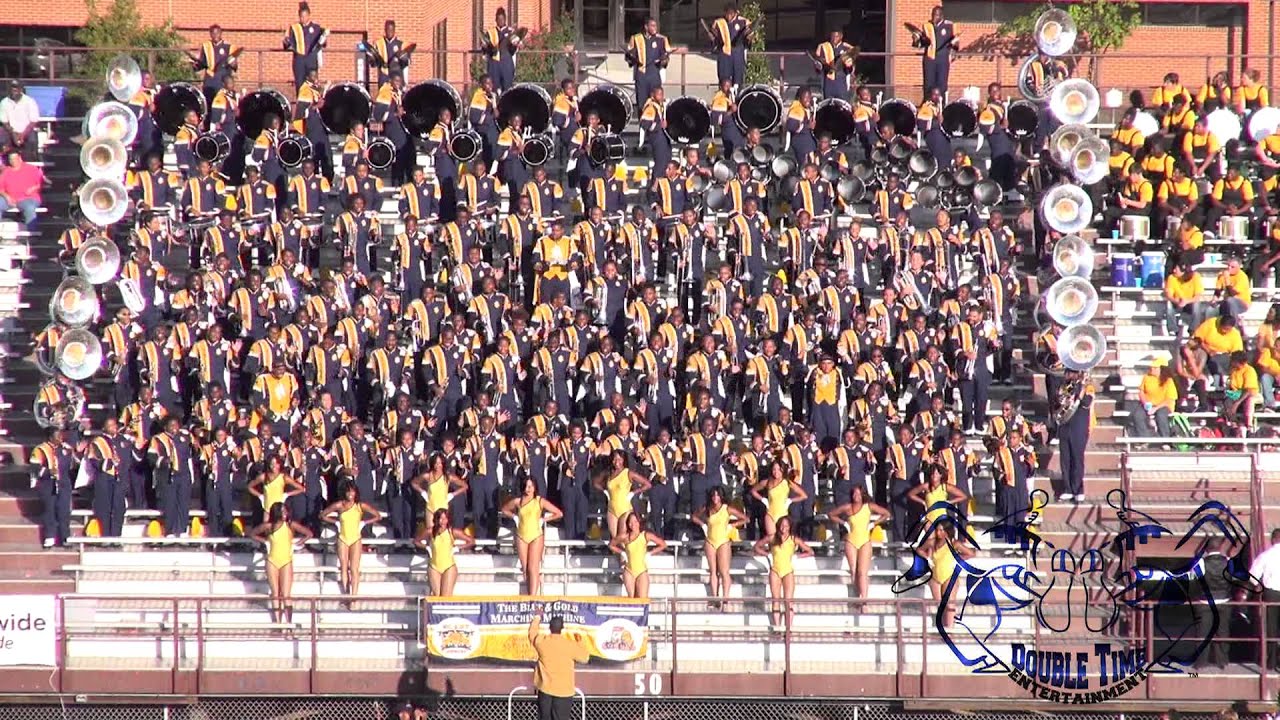 NCA&T BLUE & GOLD MARCHING MACHINE @ THE 2013 ADRIAN CARROLL BOTB - YouTube