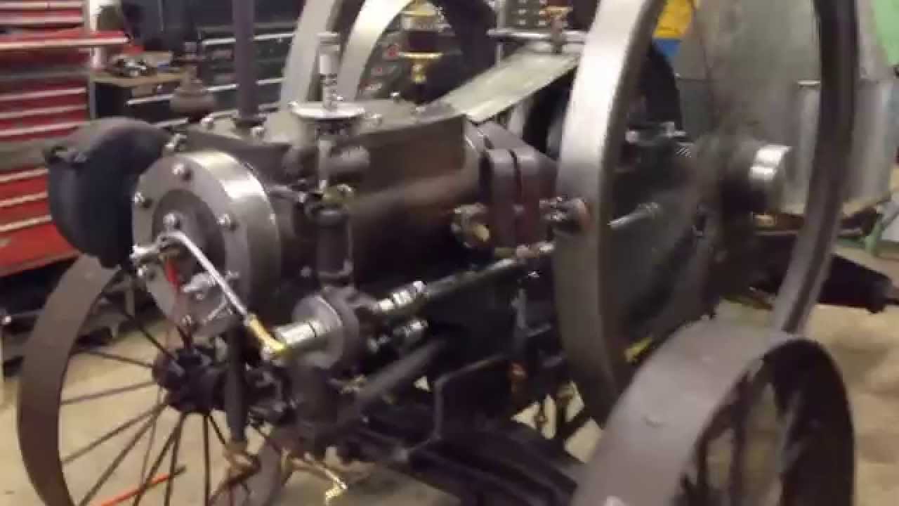 12 HP Root & Vandervoort (R&V) Gas Engine - YouTube