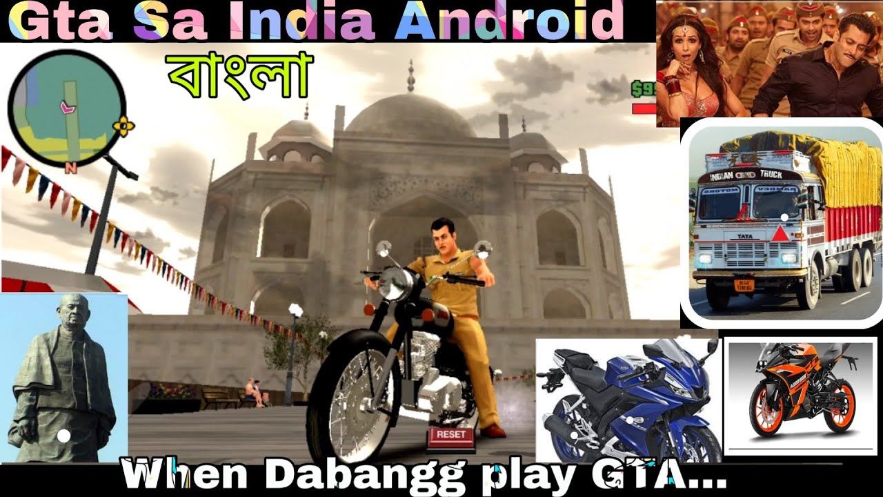Gta India Android Review / Gta San Andreas Android India Mod Gameplay ...