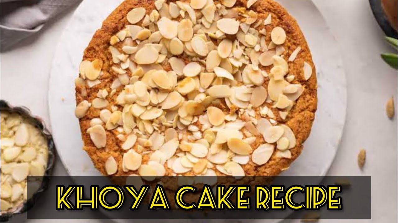 EASIEST KHOYA CAKE RECIPE BY KHANA AB BANE AASAN ️ - YouTube