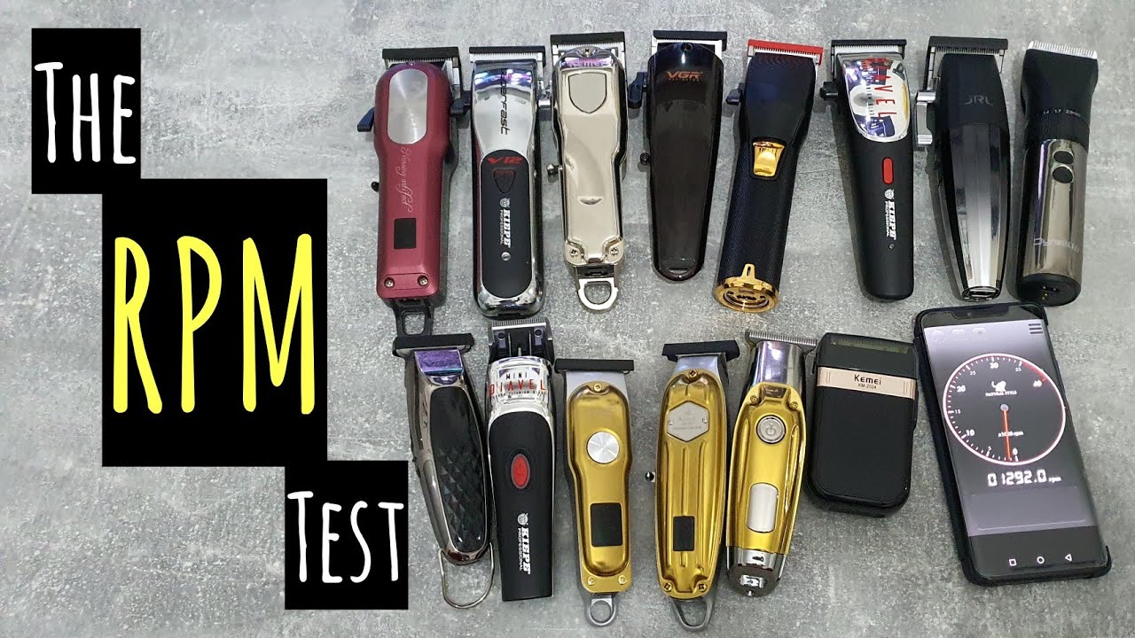 Clippers & Trimmers RPM Test - YouTube