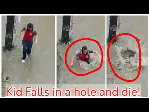 Kid Falls in a Hole and Die !! *very scary* - YouTube