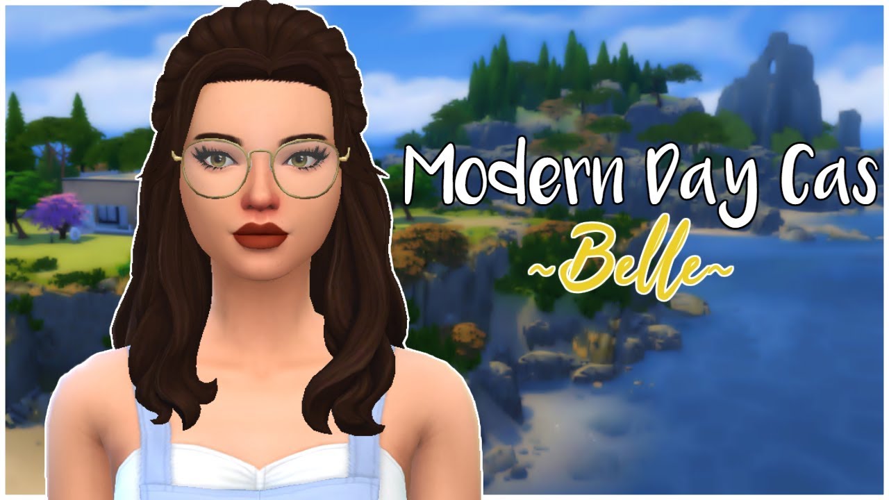 The Sims 4: Create a sim | Modern Day Belle | - YouTube