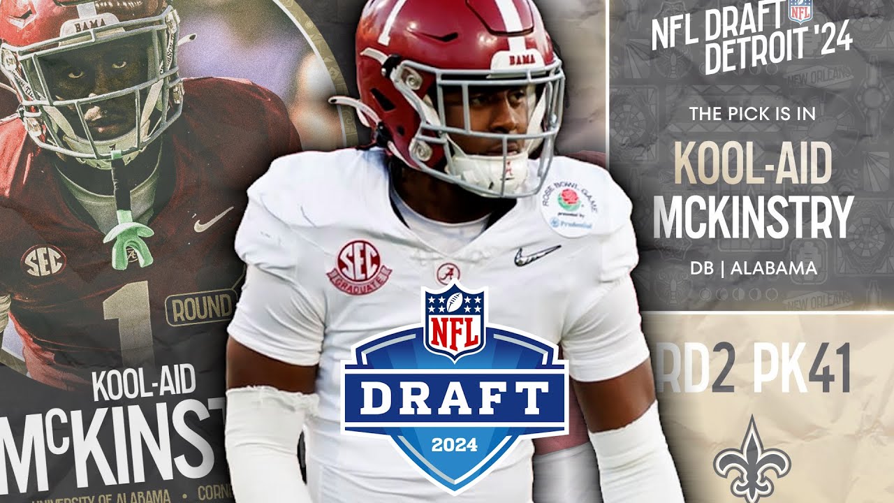 Kool Aid McKinstry Highlights, New Orleans Saints | SAF 2024 NFL Draft ...