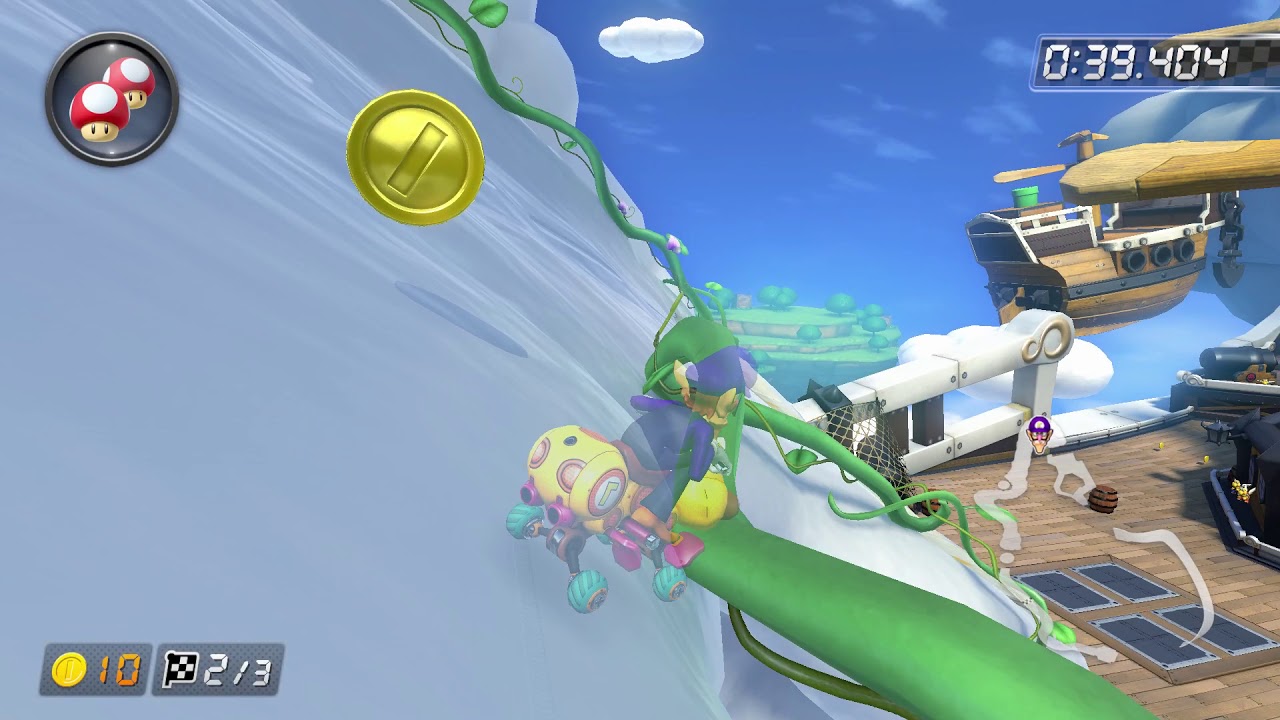 Cloudtop Cruise [200cc] - 1:29.504 - Alberto (Mario Kart 8 Deluxe World ...