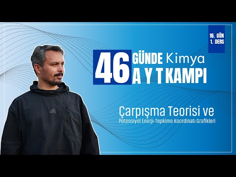 Çarpışma Teorisi ve Potensiyel Enerji-Tepkime Koordinatı Grafikleri | 16. Gün 1. Ders | 46 Günde AYT