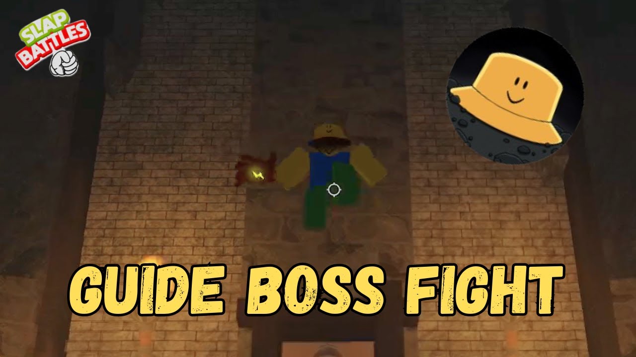 NEW Guide Boss Fight (“Bounty Claimed” Badge) | Slap Battles - YouTube
