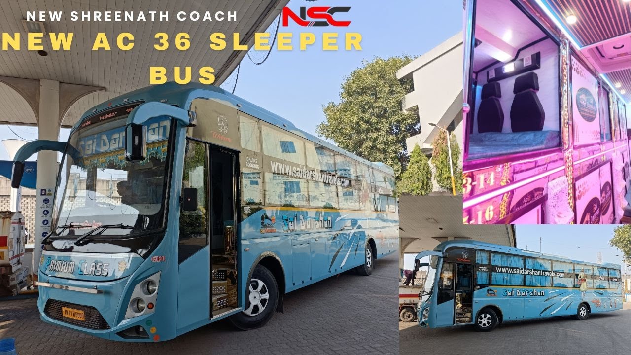 NEW 36 SLEEPER AC COACH BUS BODY | LUXURY BUS COMPLETE| BUS BODY ...