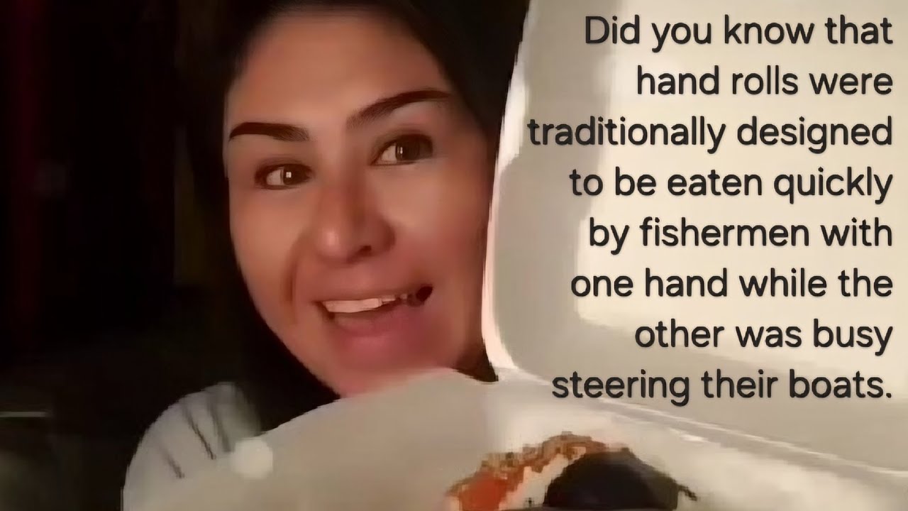 How to celebrate Hand Roll Day: Just roll with it! 🍣 - YouTube