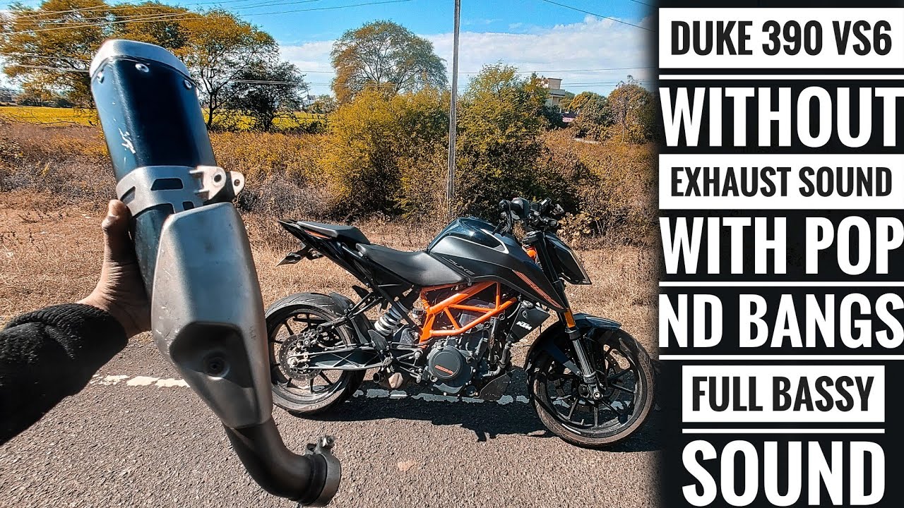 DUKE 390 WITHOUT EXHAUST 😍 | WITH POP ND BANGS | FULL BASSY SOUND| RS ...
