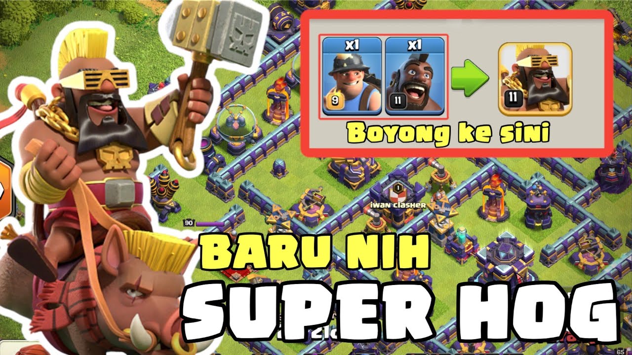 SUPER HOG Yang Bakal Jadi Pengganti Strategi ini COC INDONESIA - YouTube