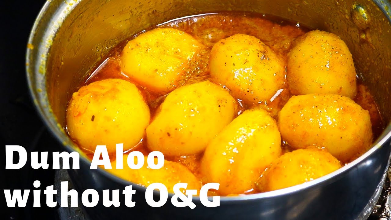 DUM ALOO WITHOUT ONION & GARLIC or Niramish Aloor Dom in Hindi (Spicy ...