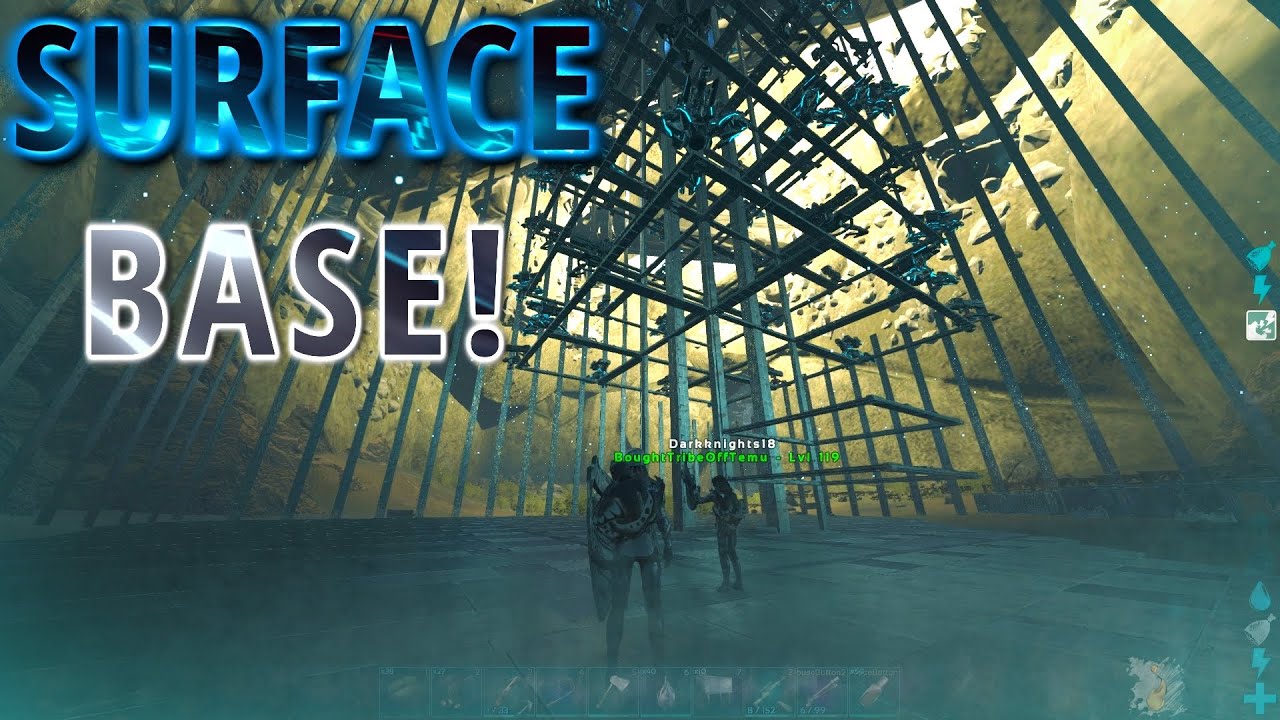 We Built a Base in A SURFACE ENTRANCE! ARK Uncommon Builds - YouTube