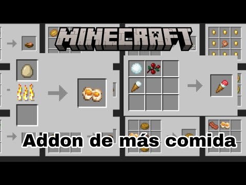 Addon de Más Comida Para Minecraft // Más comida en Minecraft(Tocino ...
