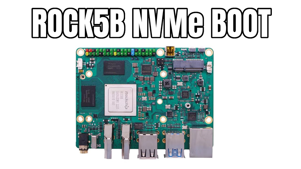 NVMe Boot ROCK5B - Armbian - YouTube
